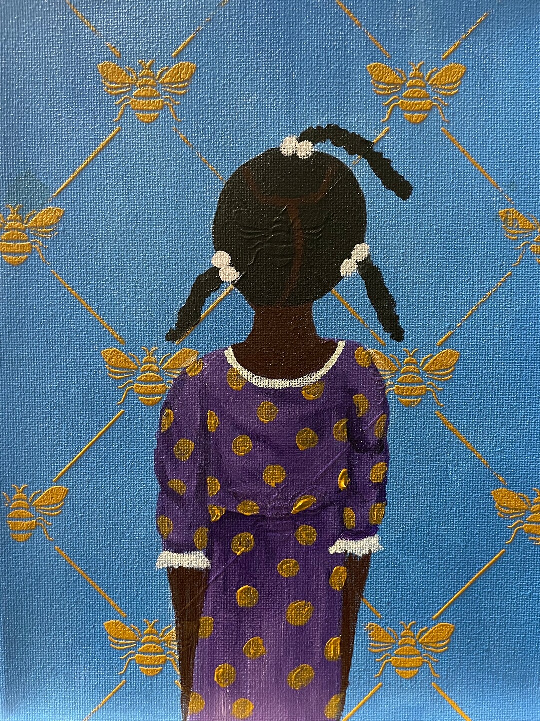 African American Girl Hair Series bee You Gullah Art Black - Etsy