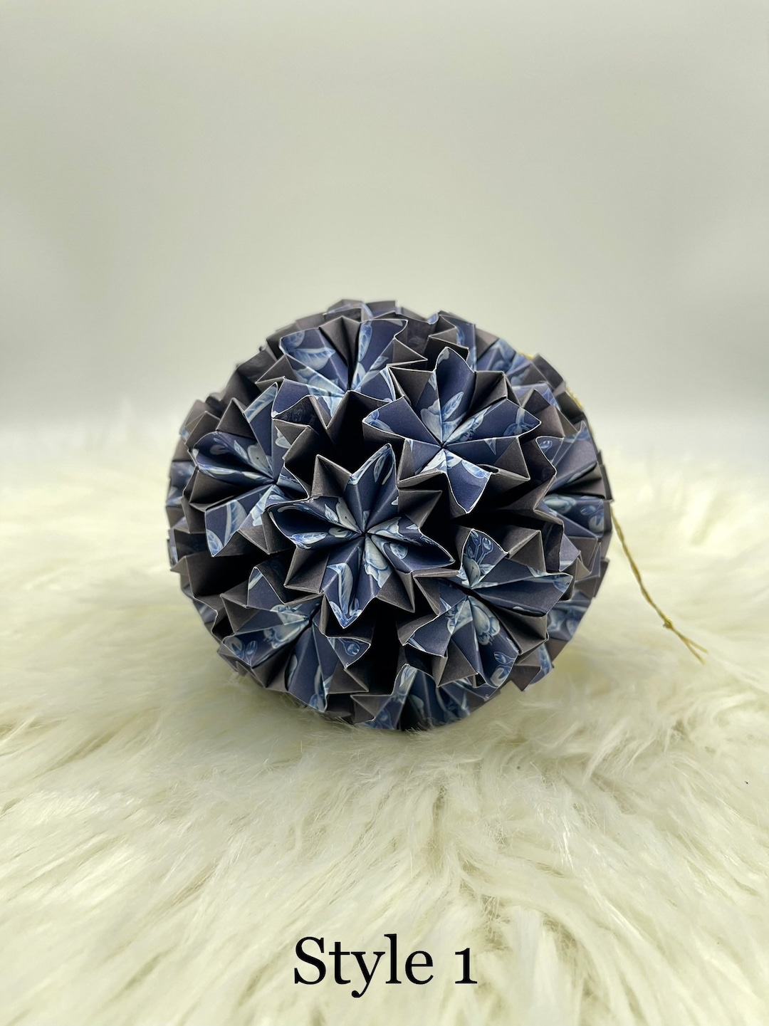 Traditional Japanese Kusudama Ball Origami Unique Holiday Christmas ...