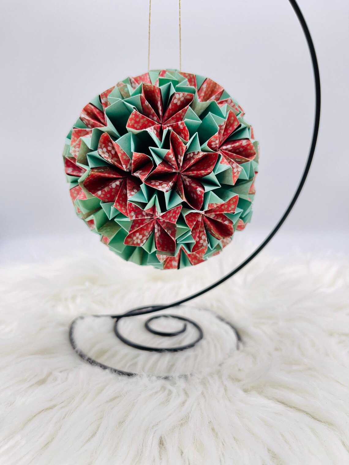 Traditional Japanese Kusudama Ball Origami Unique Holiday | Etsy