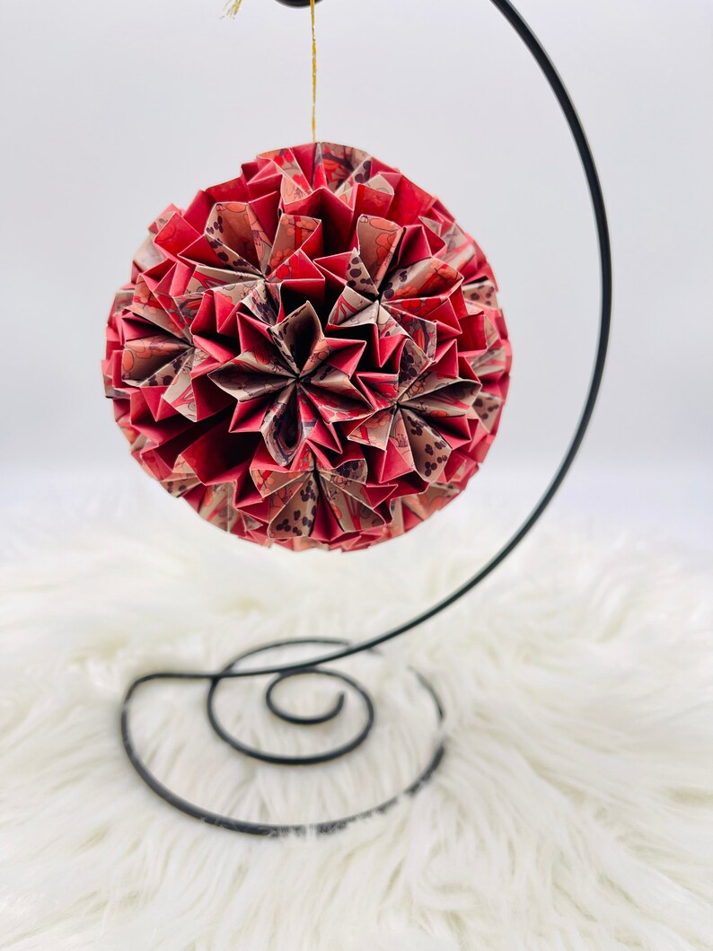 Traditional Japanese Kusudama Ball Origami Unique Holiday Christmas ...