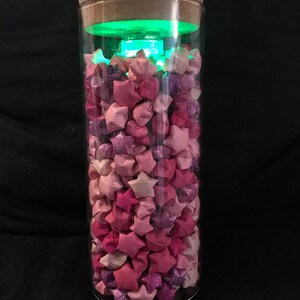 Star Decor Origami Lucky Star Night Light - Etsy