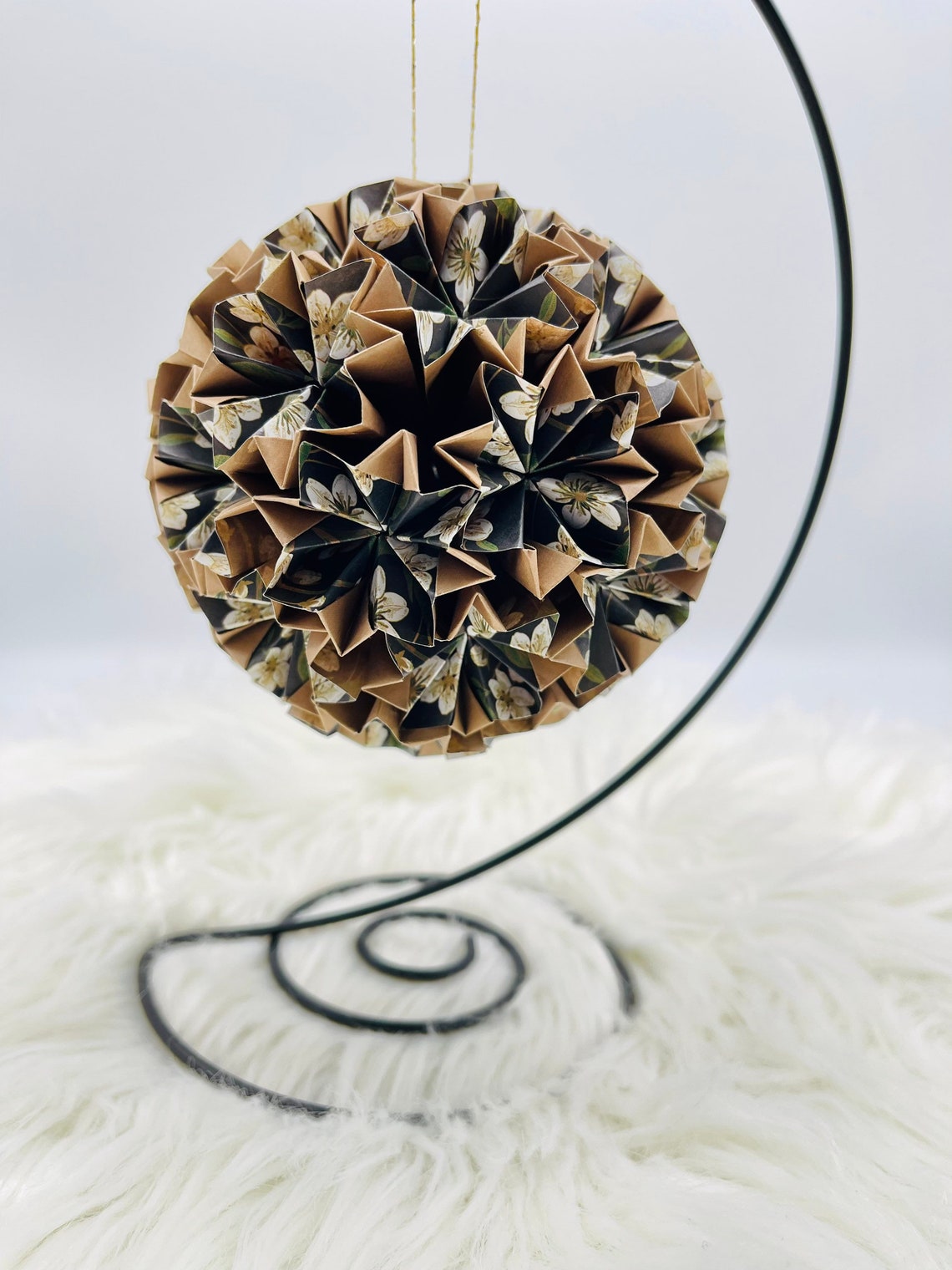 Traditional Japanese Kusudama Ball Origami Unique Holiday | Etsy