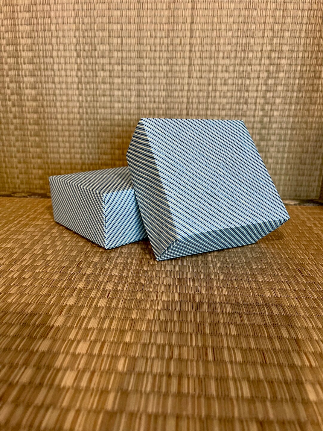 Origami Masu Box Set: Striped Japanese Washi Paper Favor Boxes - Etsy