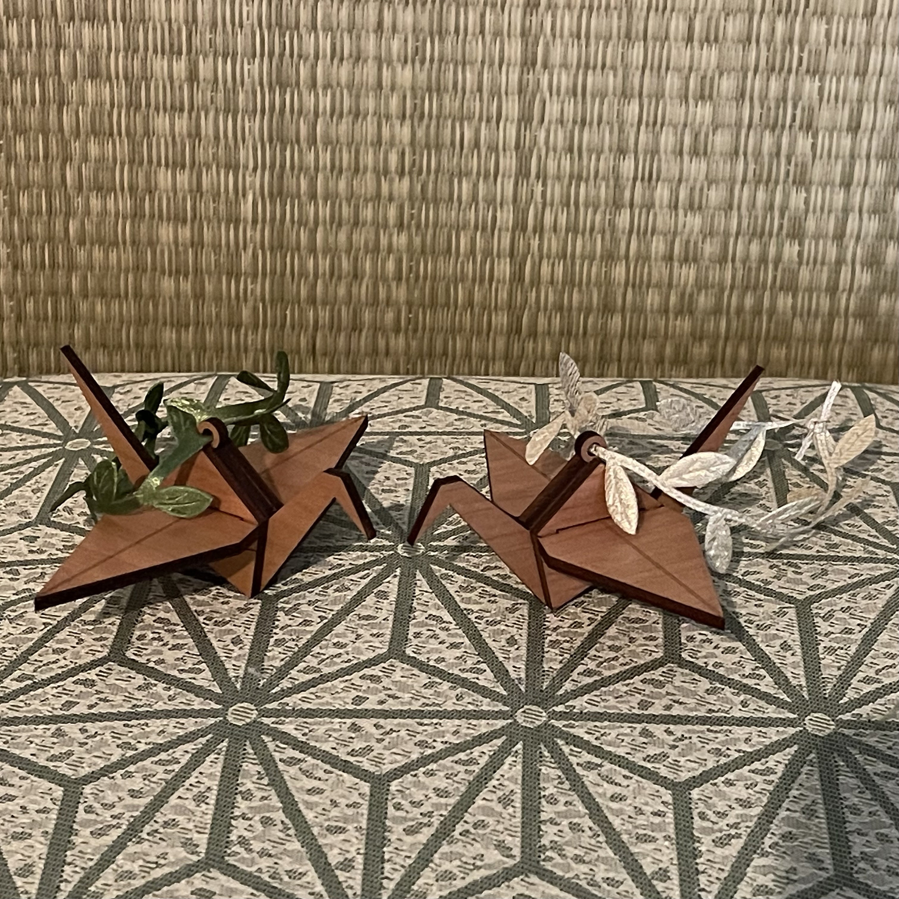 Japanese Origami Crane Home Decor Bird Ornament Crane Ornament - Etsy