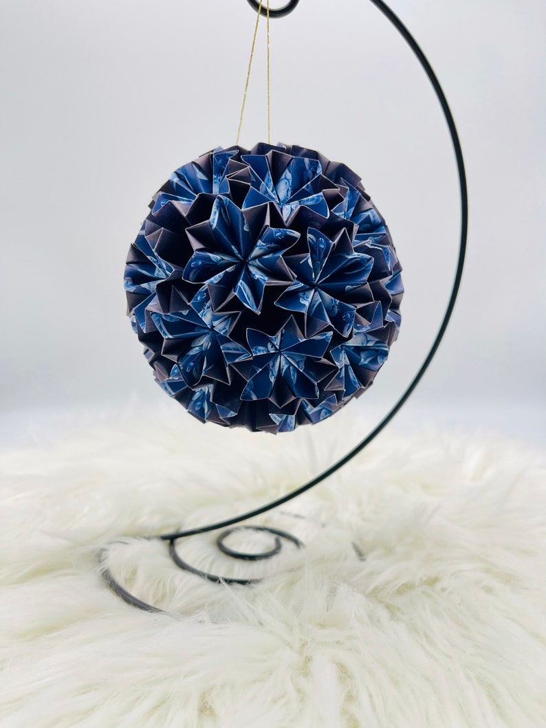 Traditional Japanese Kusudama Ball Origami Unique Holiday Christmas ...