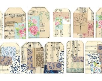 Printable Wallpaper Tags Instant Digital Download | Etsy