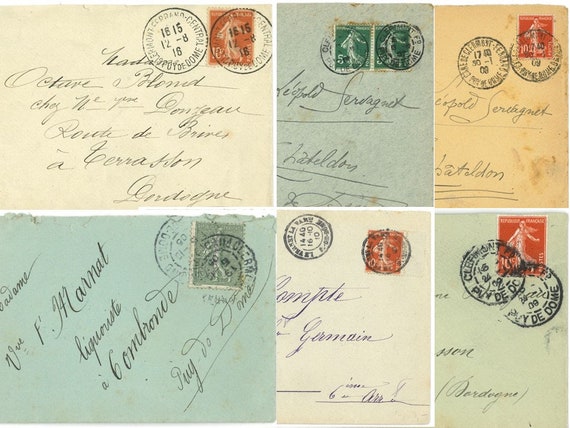 Vintage French Envelope