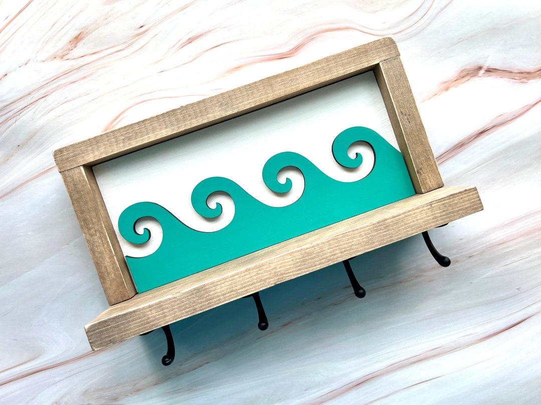 Wave Key Wallet and Sunglasses Holder, Organize With a Nautical Style ...