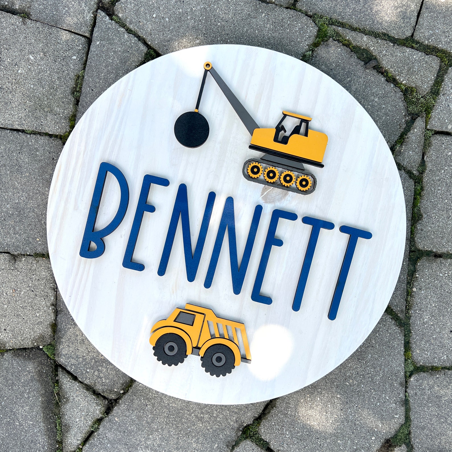 Customized Baby Name Sign Children's Nursery Decor - Etsy