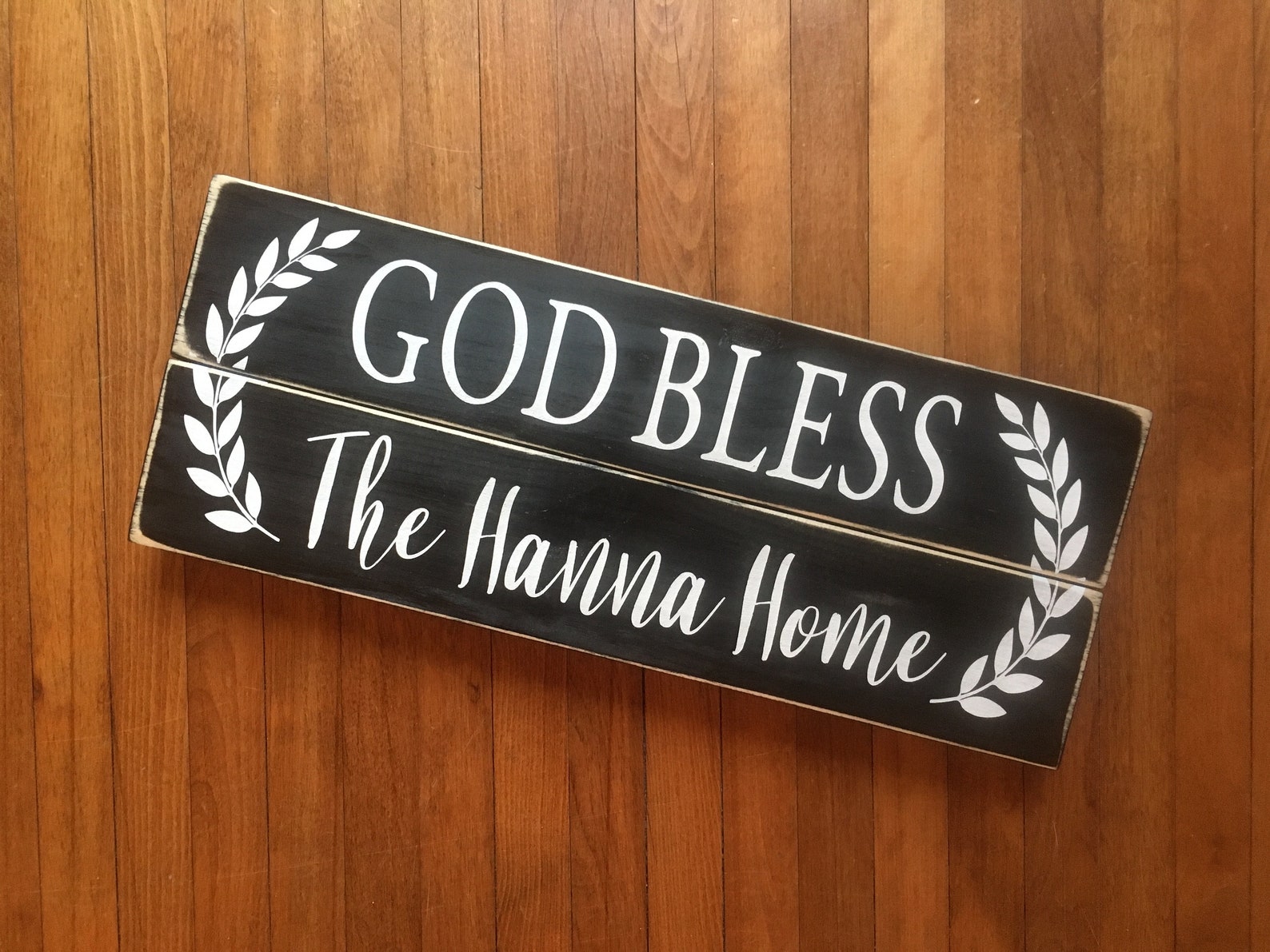 God Bless This Home CUSTOM PERSONALIZED Sign Double Panel - Etsy Ireland