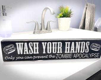 Zombie Bathroom Decor - Etsy