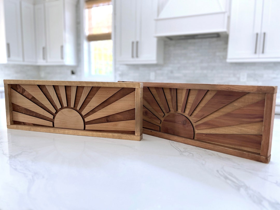 Boho Sunbeam, Sunshine 3D Wood Sign, Handmade Wall Art Sun, Modern ...
