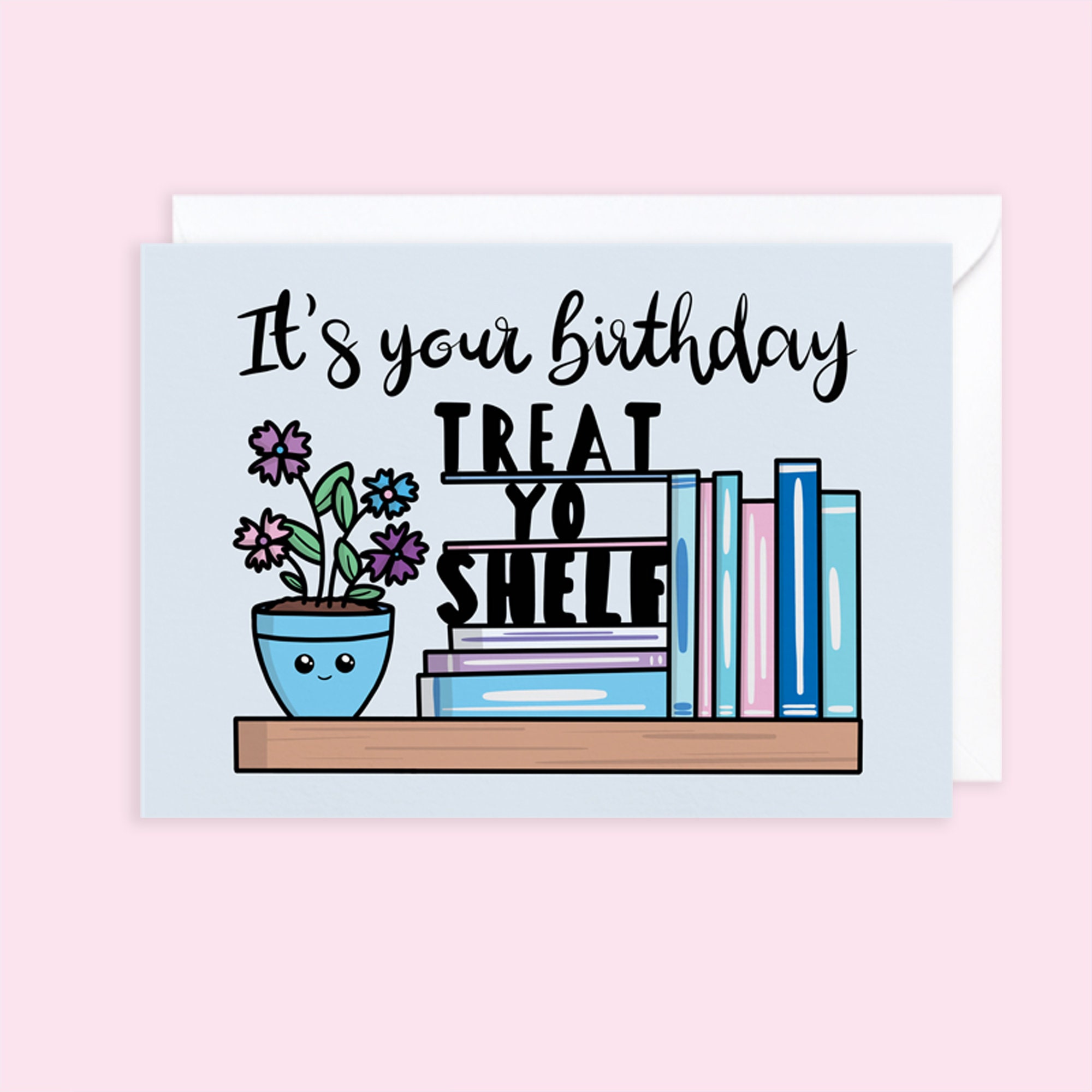 Book Birthday Card Birthday Card for Book Worm Book Lover | Etsy