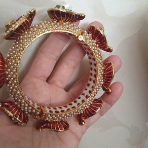 Indian Jadau Bangle Jarau Kangan Bridal Banglejadau Kangan - Etsy