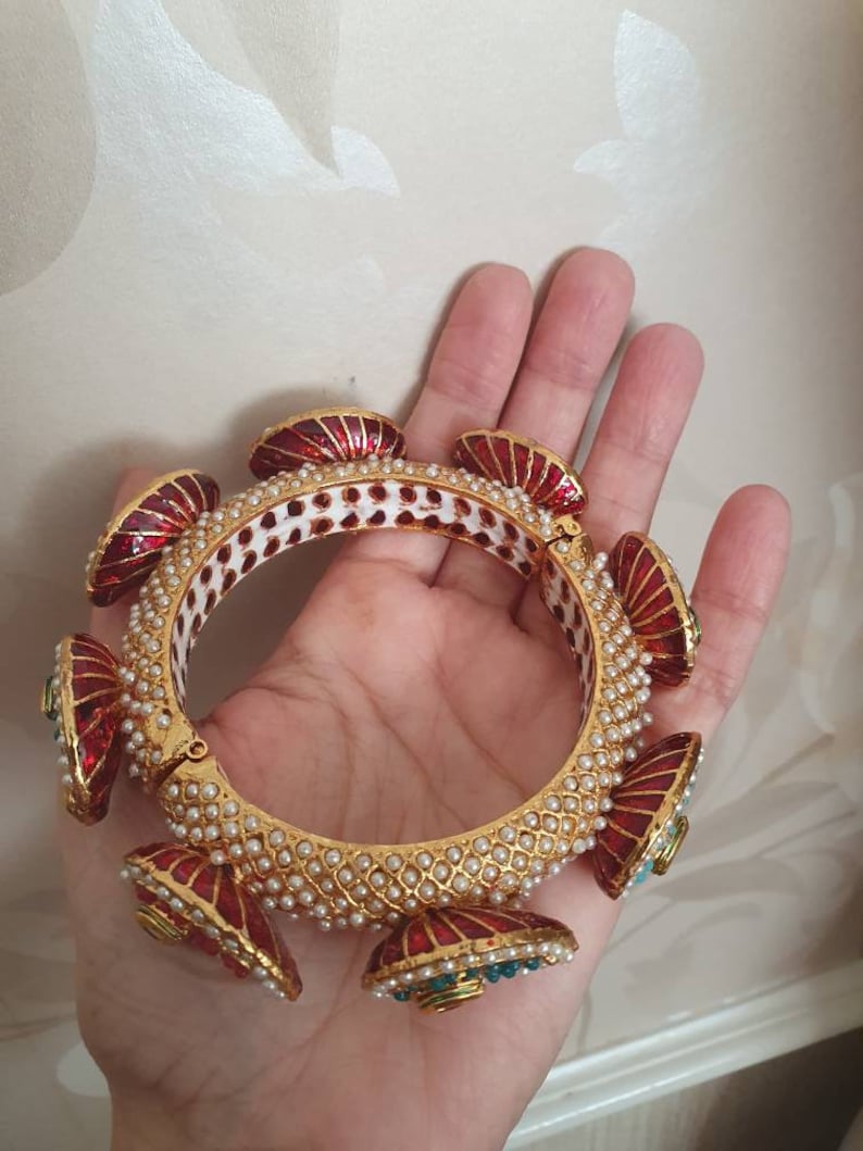 Indian Jadau Bangle Jarau Kangan Bridal Banglejadau Kangan - Etsy