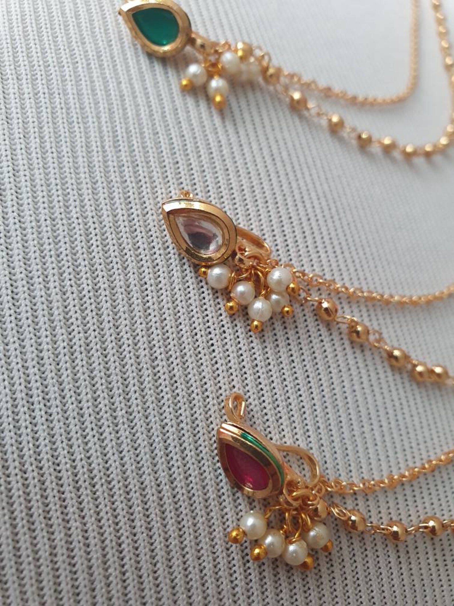 Nose ring nath nathni nose jewelry ethnic Pakistani punjabi | Etsy