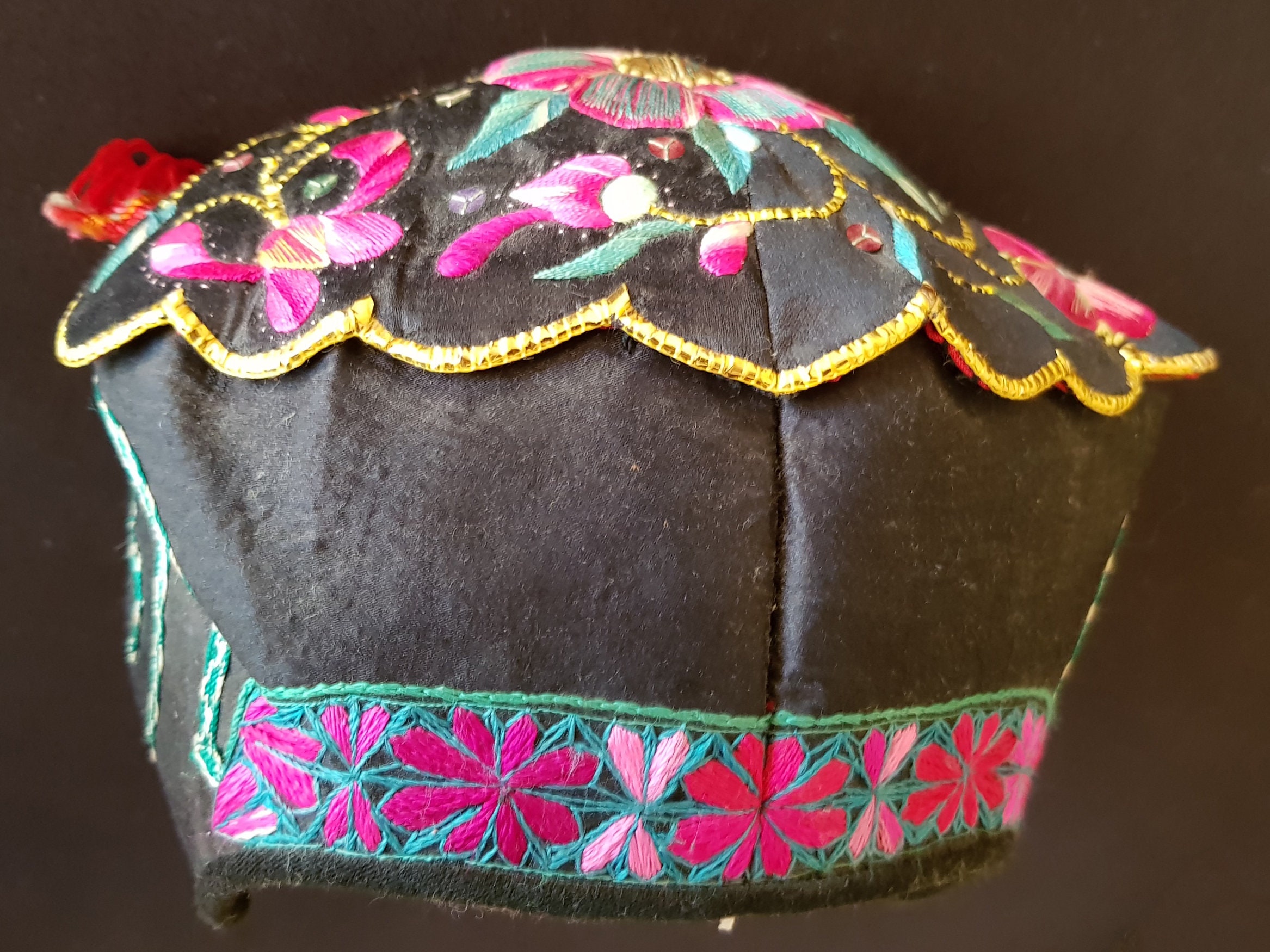 Vintage Chinese Miao Child's Hat - Etsy