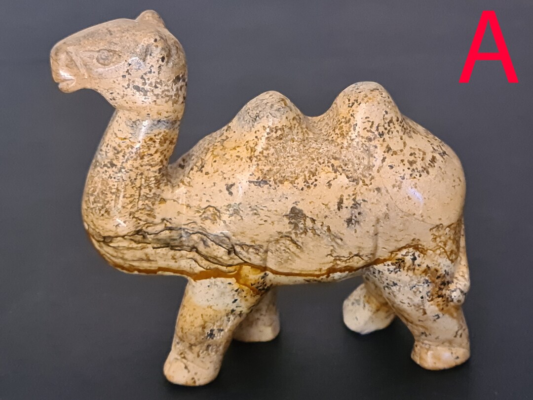 Hand Carved Marble Bactrian Camel Figurine - Etsy