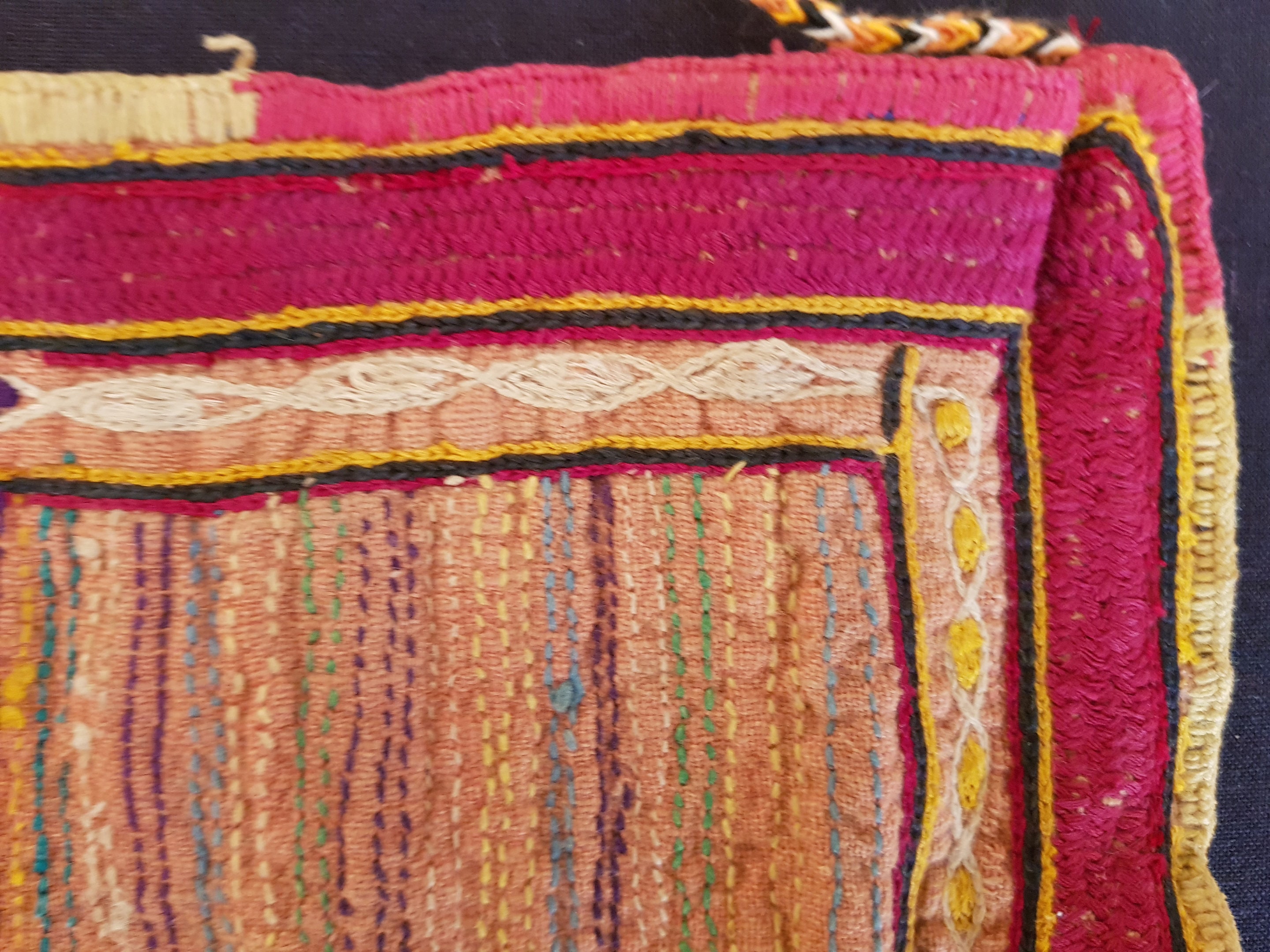 Antigua bolsa india tribal cosida y bordada a mano de - Etsy España