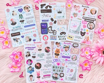 Kpop Sticker Sheets - Etsy