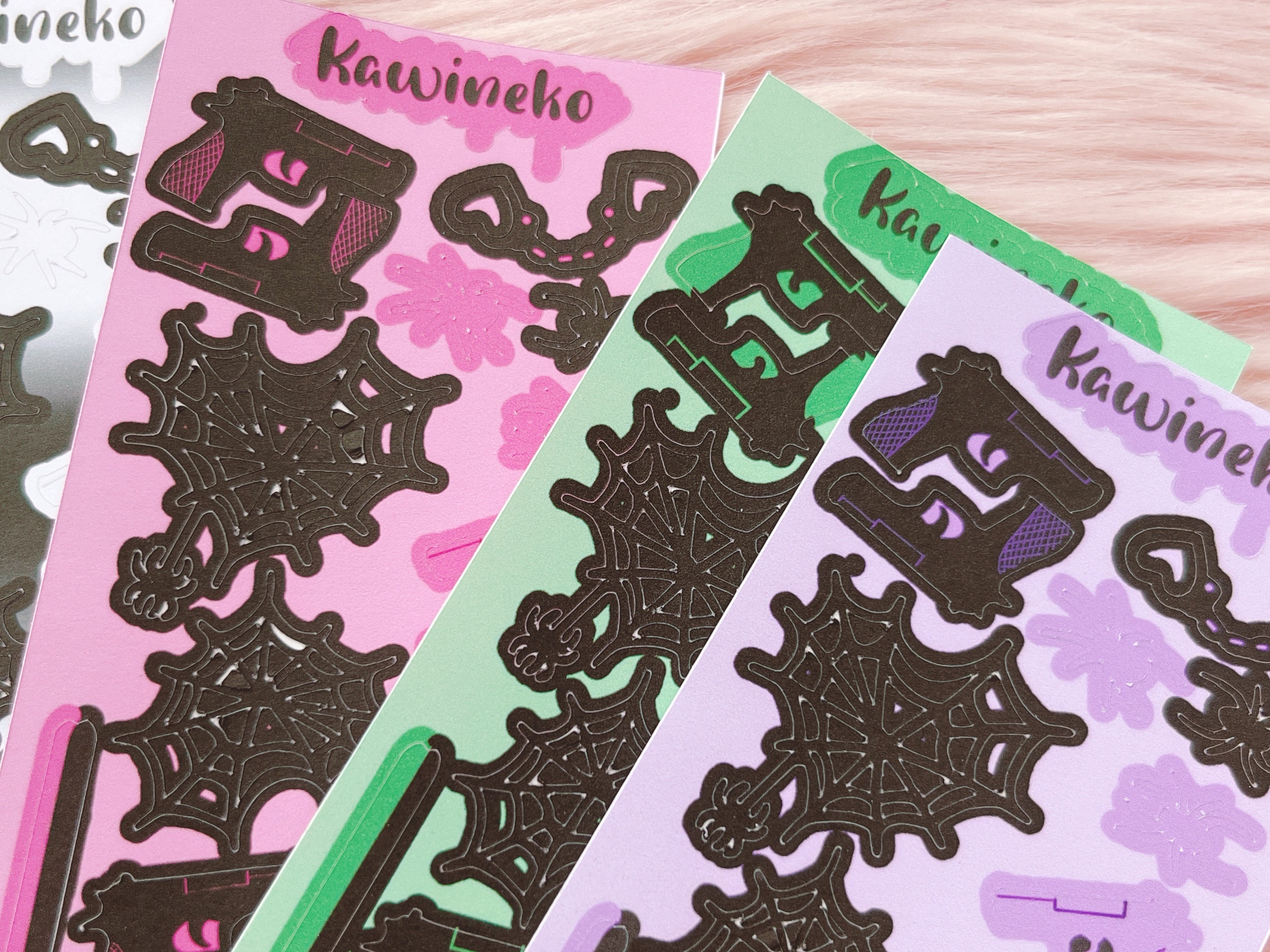 Spiders Handcuffs Skz Maniac Venom Spider Web Guns Sticker - Etsy Australia