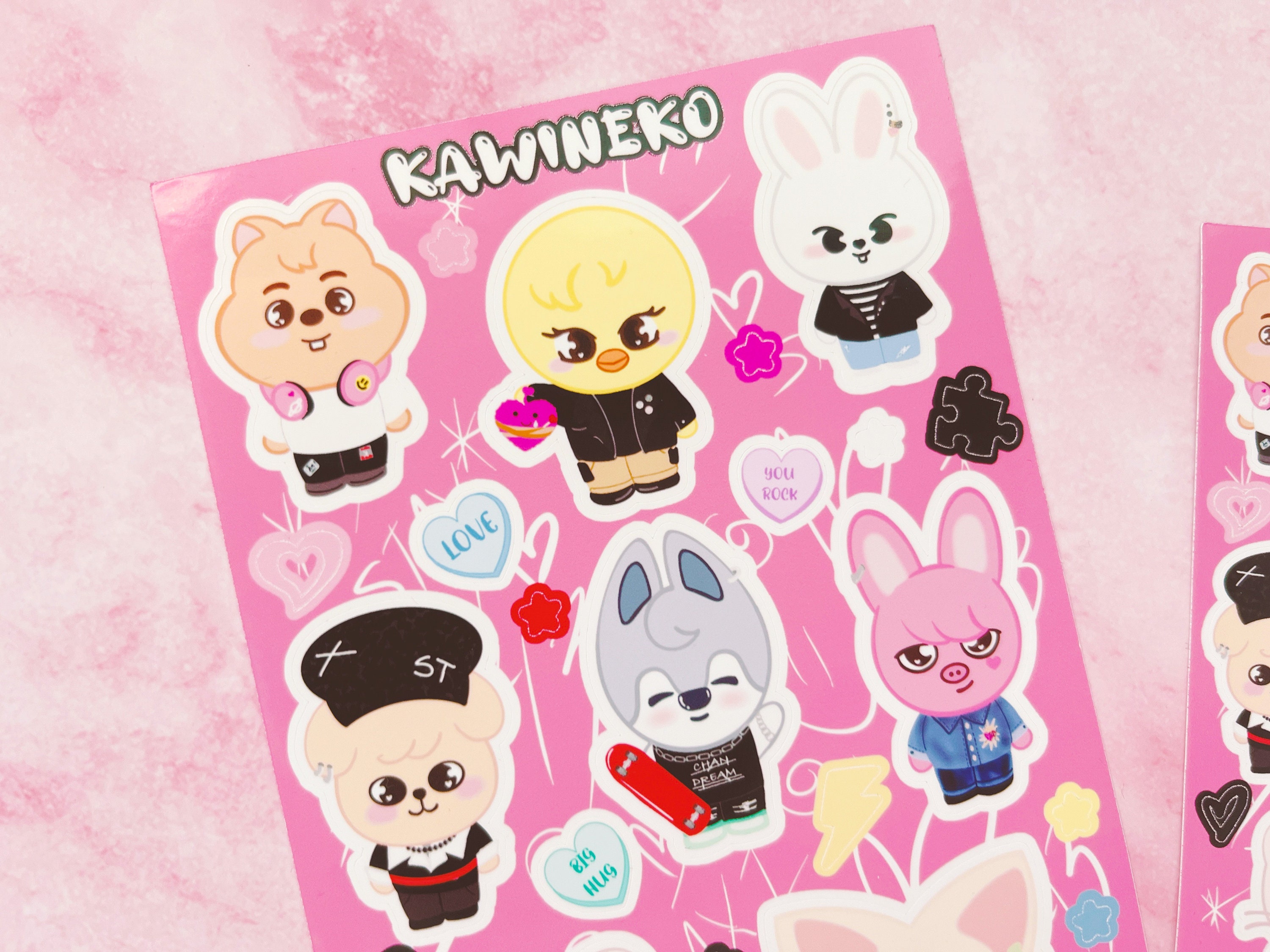 SKZOO SKZ Sticker Sheets Comeback Maxident Inspired - Etsy