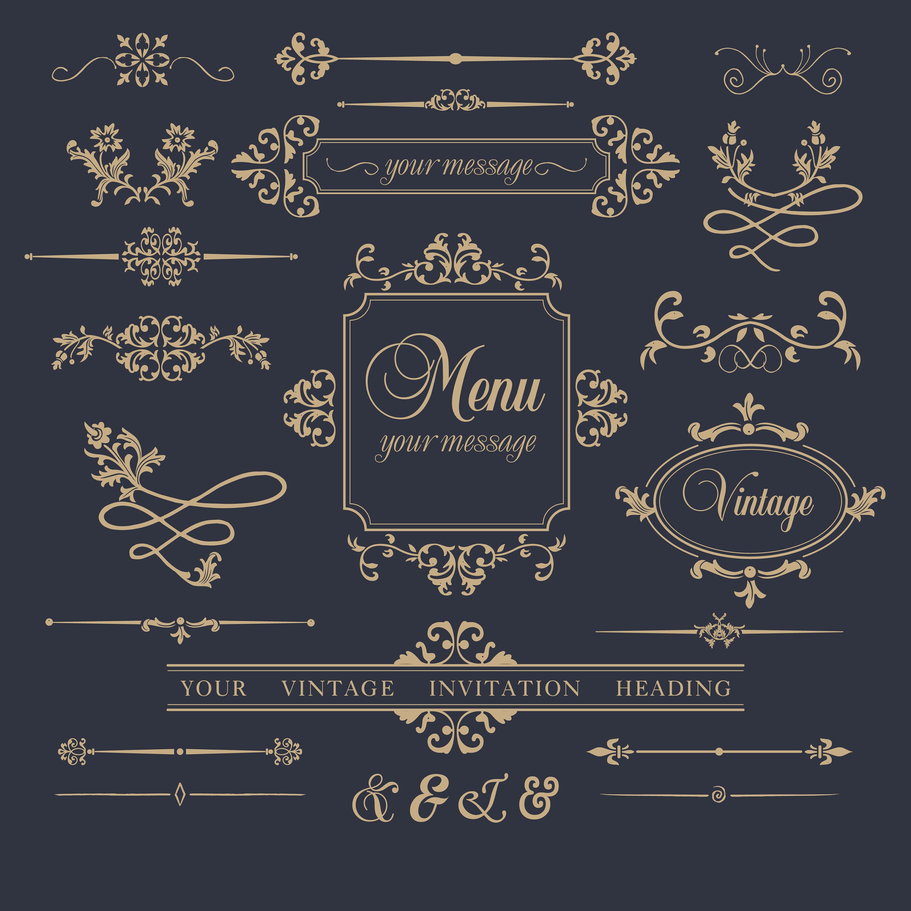 20xWedding elements Wedding invitation wedding | Etsy