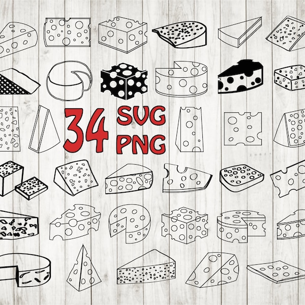 Cheese Svg - Etsy