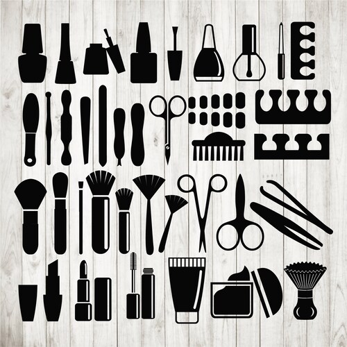 34 X Beauty Tools SVG Bundle Beauty Accessories Svg Beauty - Etsy