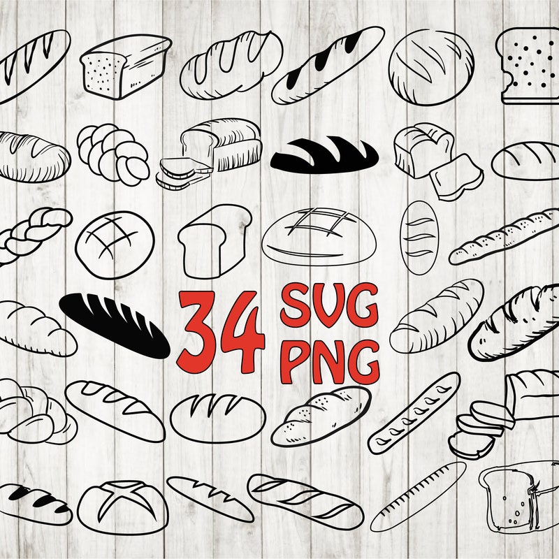 Loaf of Bread Svg - Etsy