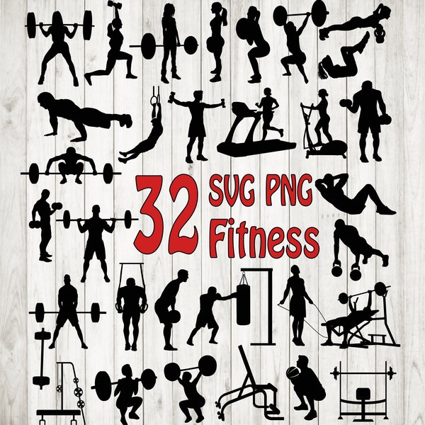Fitness Svg - Etsy
