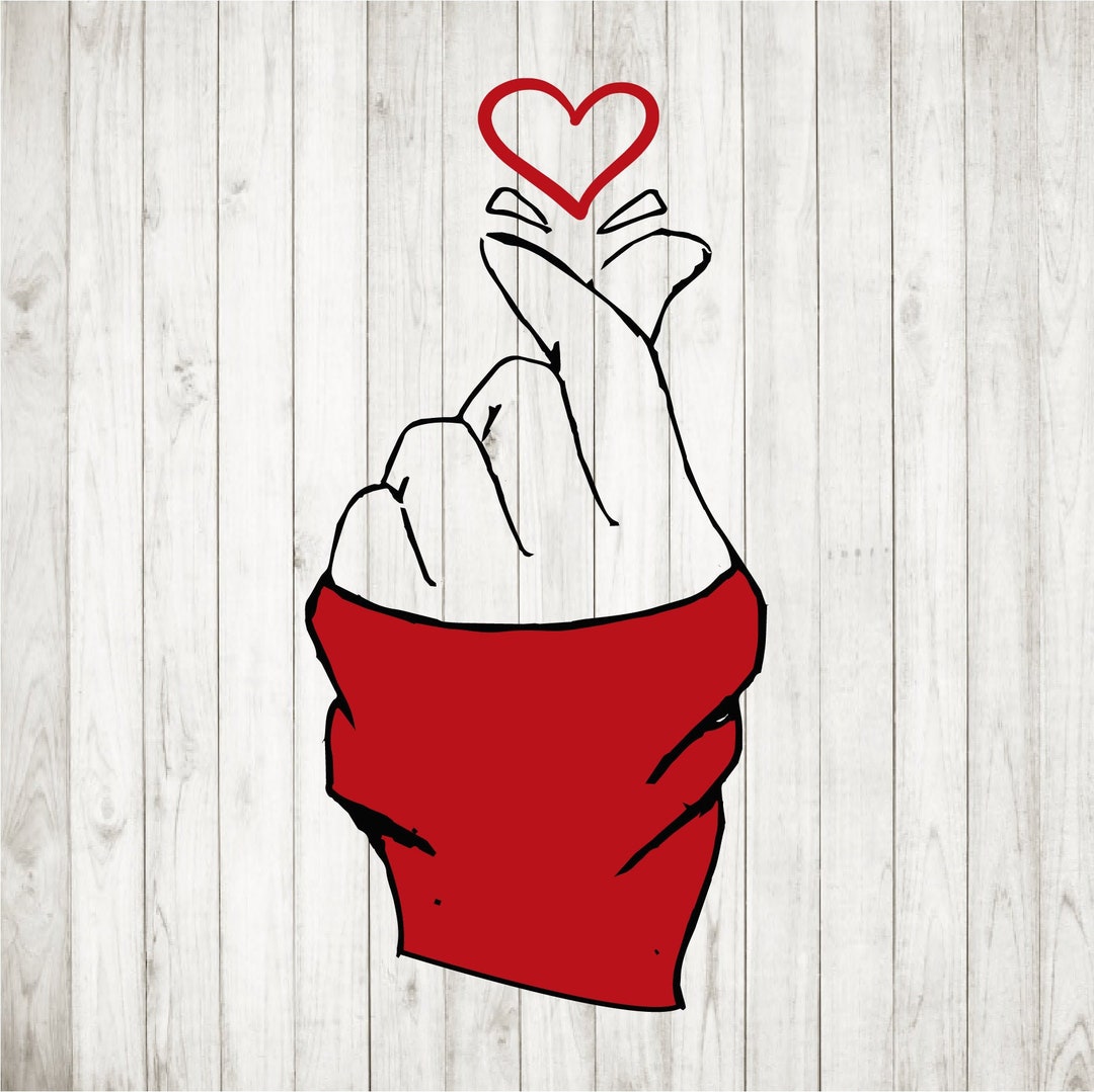 1 X Hand Silhouette Svg, Love Svg, Hand Cut File, Hand Clipart, Elegant ...