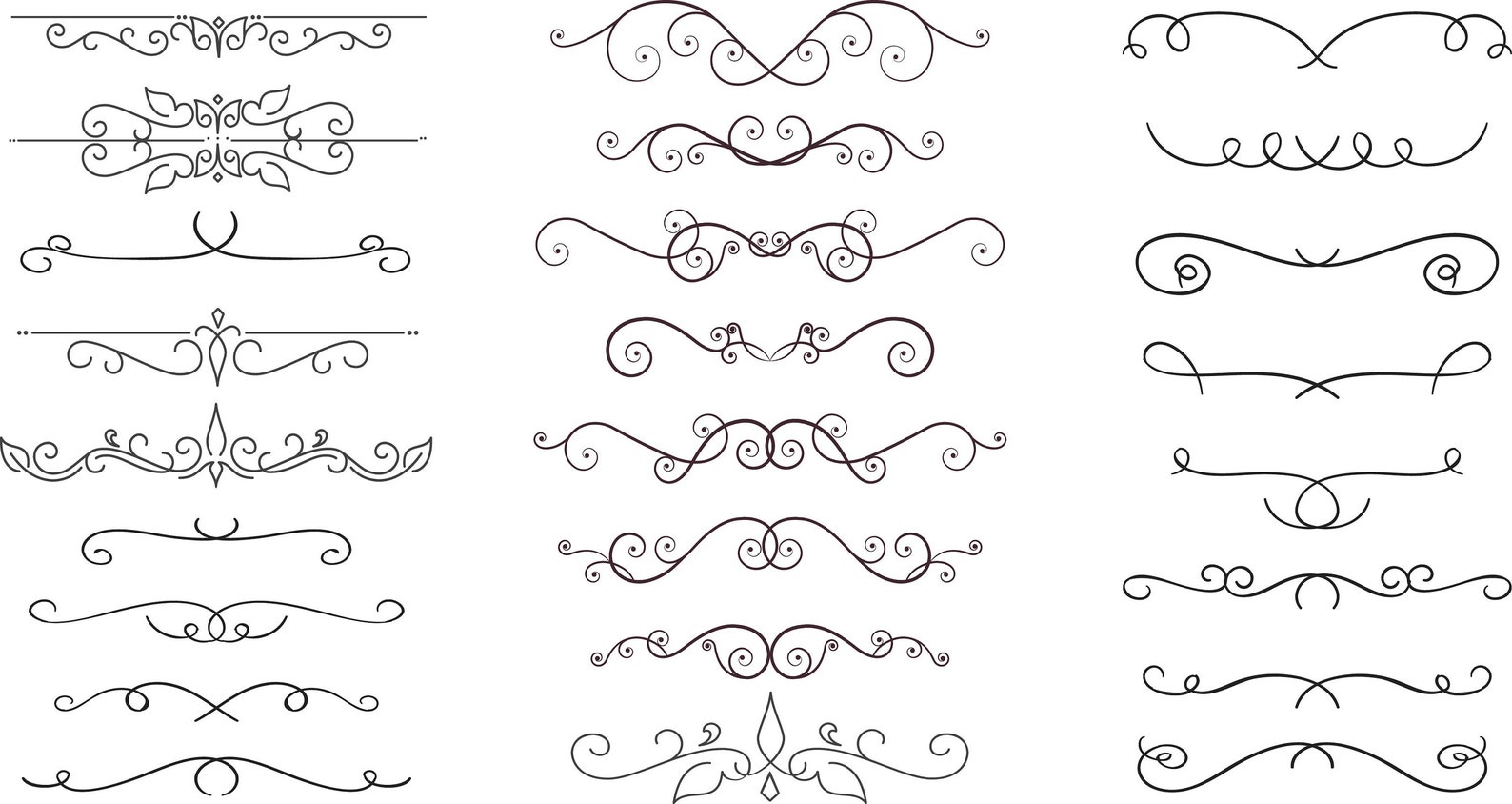 25 X Text Dividersprintable Text Dividersdigital File | Etsy