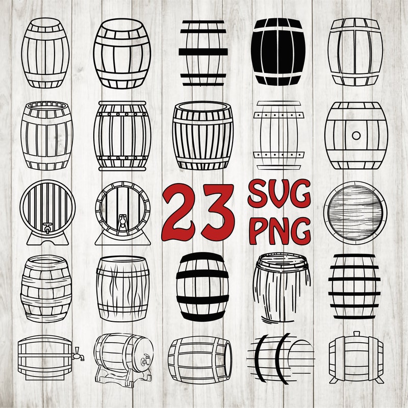 Barrels Svg - Etsy