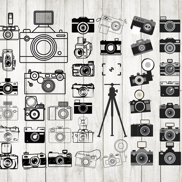 Camera Outline - Etsy