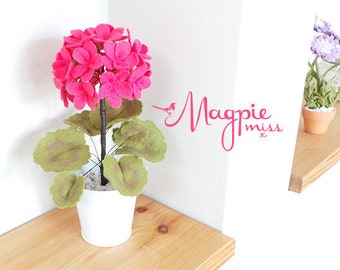 Geranium decor | Etsy