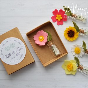 1-100pcs Wedding Favors, Party Favors, Flower Gift, Matchbox Flowers ...