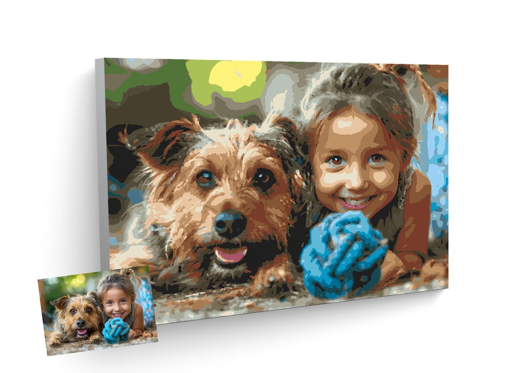 Custom Paint by Number Kit / Personalised Paint by Numbers / Paint by ...