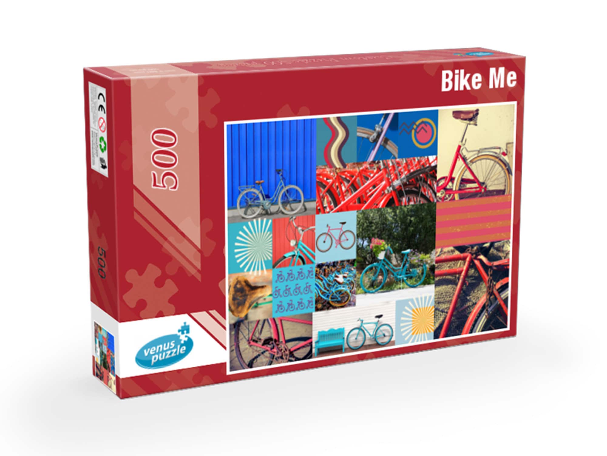 500 Pieces Jigsaw Puzzle 'bike Me' / Bike Jigsaw - Etsy