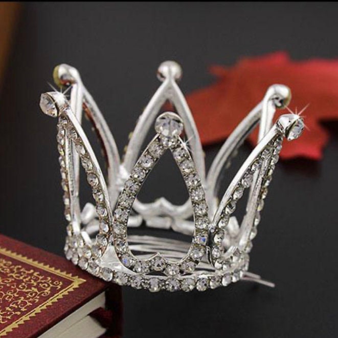 Mini Tiara Wedding Crown Hair Accessories Crystal Girls Women’s Mini ...