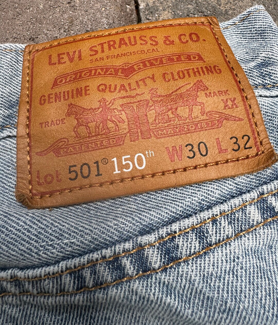 150th Anniversary Levi's 501 Jeans - Etsy