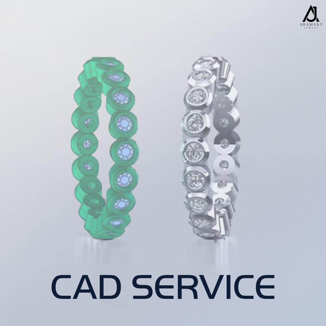 Custom 3D CAD Jewelry Design | Bespoke Jewelry Crafting Service - Etsy