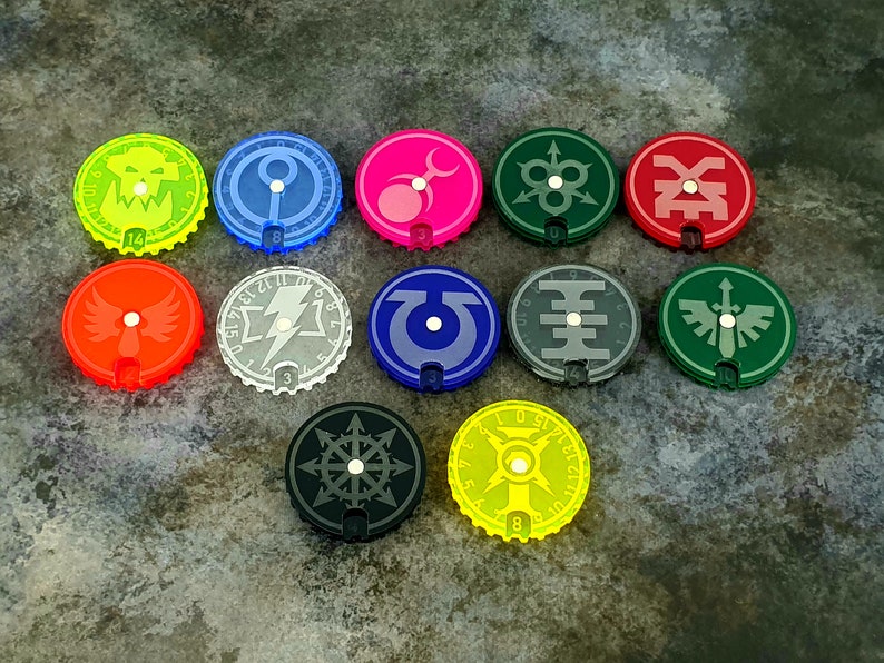 Wound Dials/Counters 10 Pack Warhammer 40k Compatible | Etsy