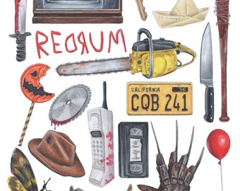 Classic Movie Horror Prints - Etsy