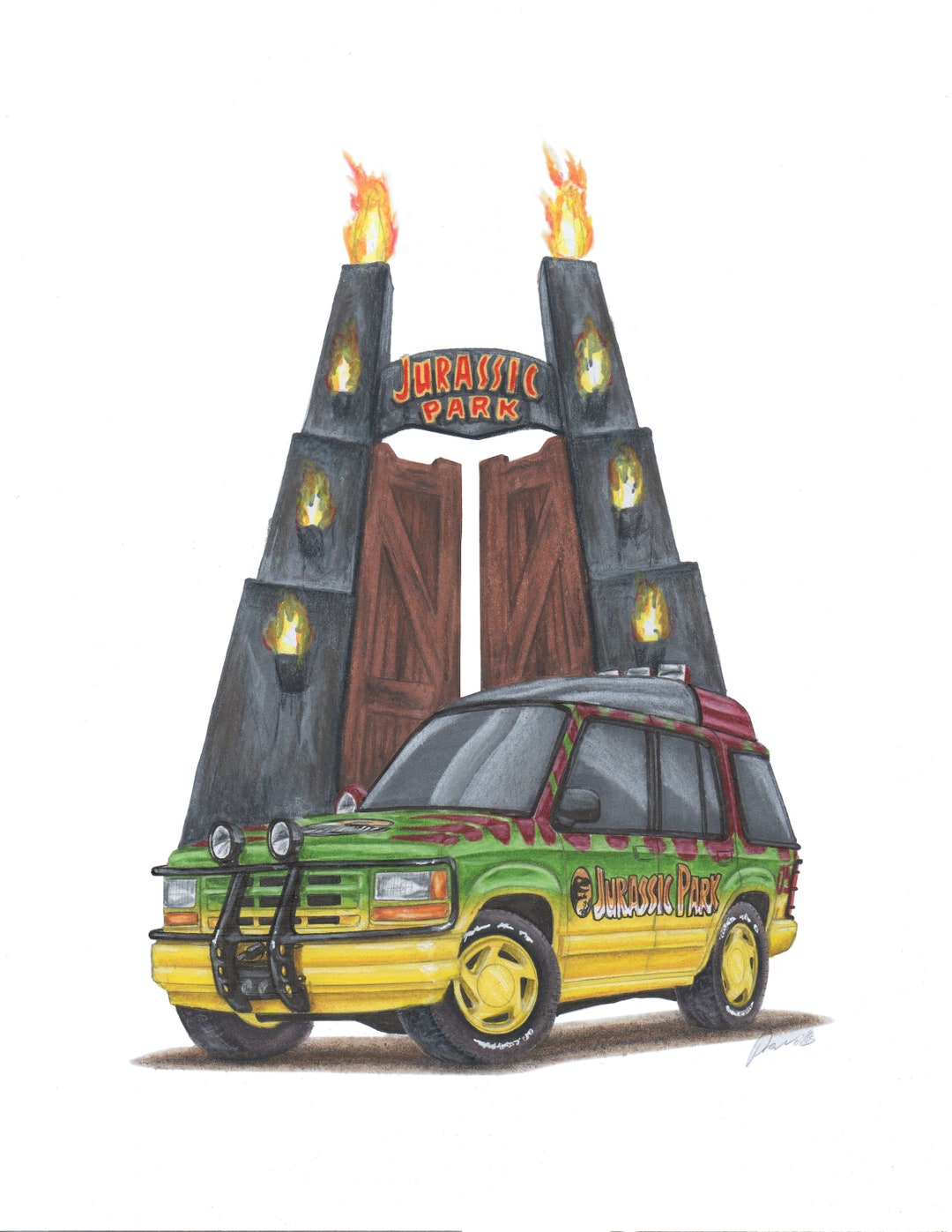 Jurassic Park Explorer - Etsy
