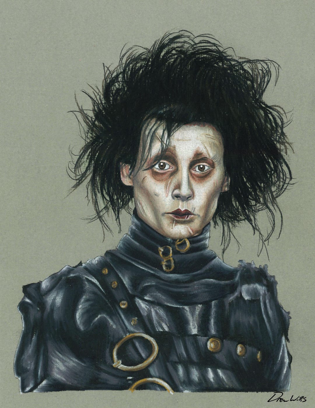 Edward Scissorhands Print - Etsy