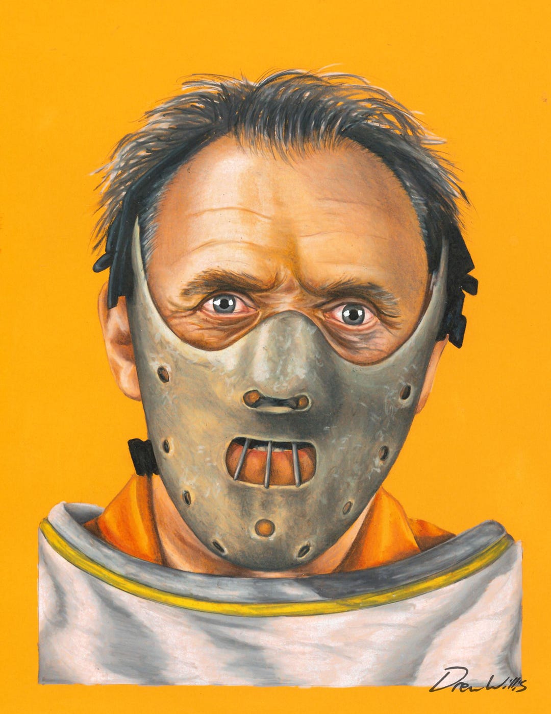 Hannibal Lecter Portrait Print - Etsy