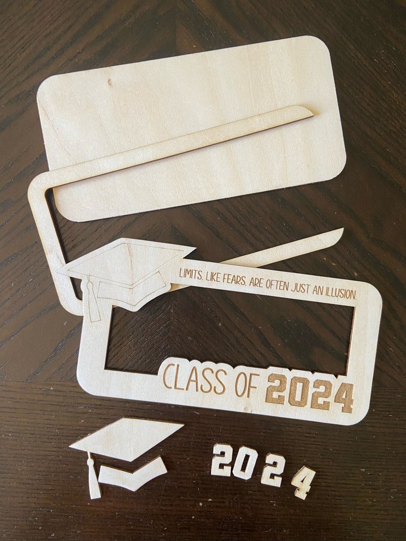 Class of 2026 Graduation Money Holder Bill Gift SVG Laser Cut File Wood ...