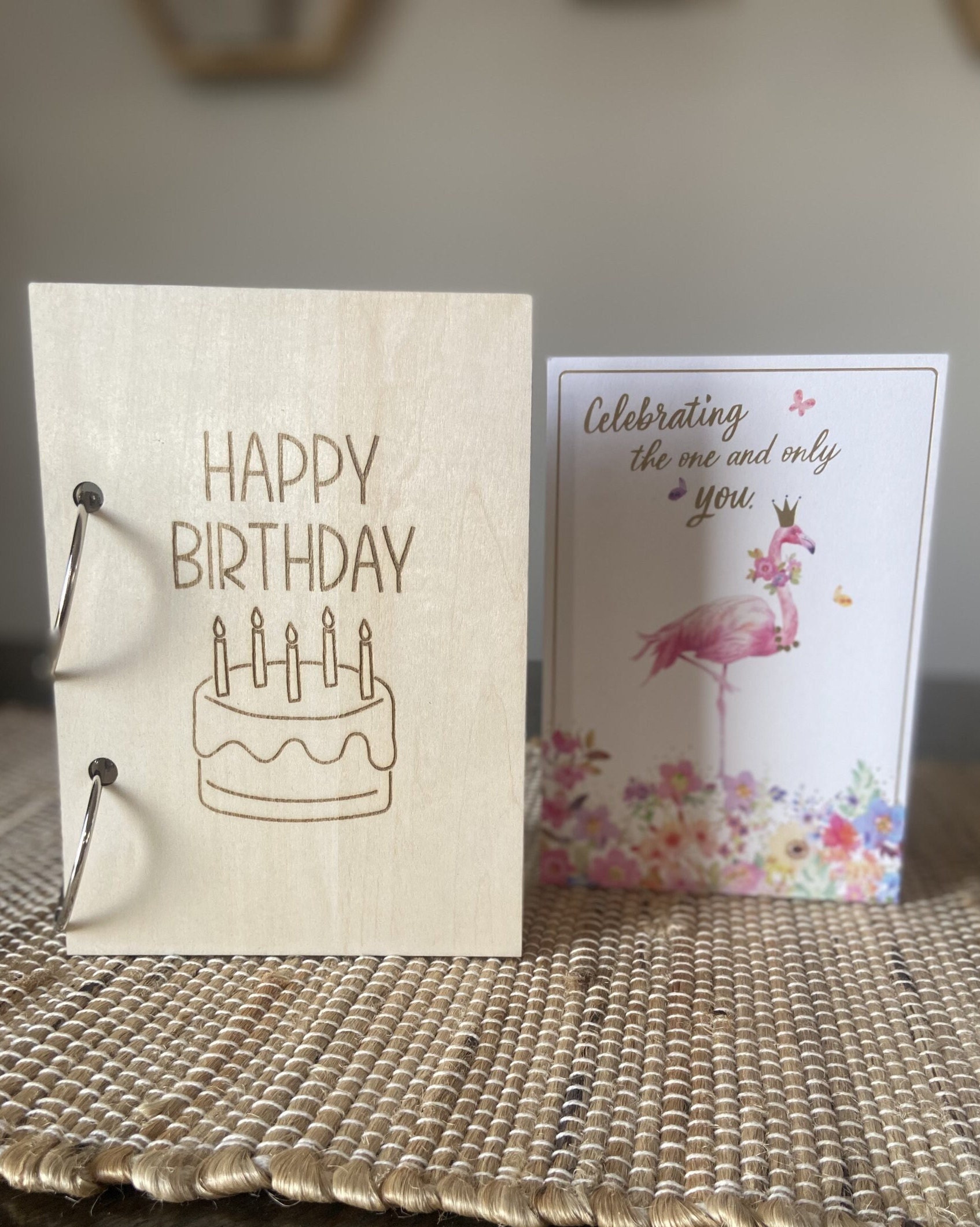 Birthday Card Keeper SVG Laser Cut File Glowforge Omtech Xtool - Etsy