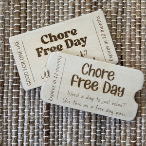 Reward Coupons for Kids Gift SVG File Laser Cutting Xtool Glowforge - Etsy